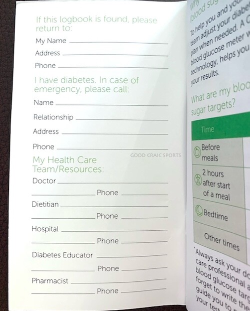 LifeScan One Touch Glucose Log Book for sale online | eBay