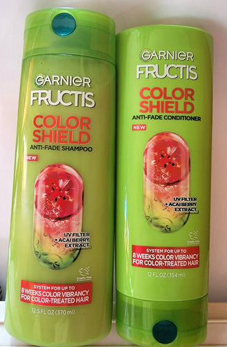 Garnier Fructis Color Shield Anti-Fade Shampoo & Conditioner 12 fl & 12 ...