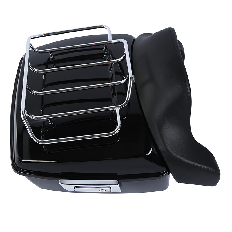 King Trunk Luggage Rack Backrest Fit For Harley Street Glide Tour Pak ...