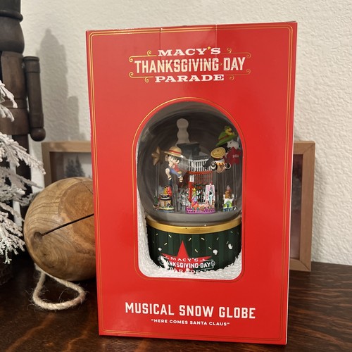 Macy's 2024 Thanksgiving Day Parade Holiday Lane Snow Globe Waterglobe ...