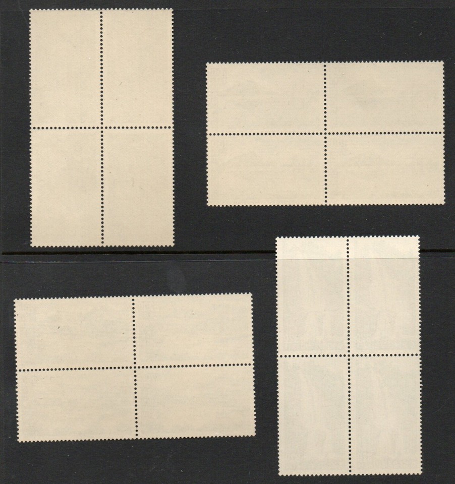 China (ROC) Taiwan 1961, SC# 1323-1326 Blocks of 4 , Taiwan Scenery ...