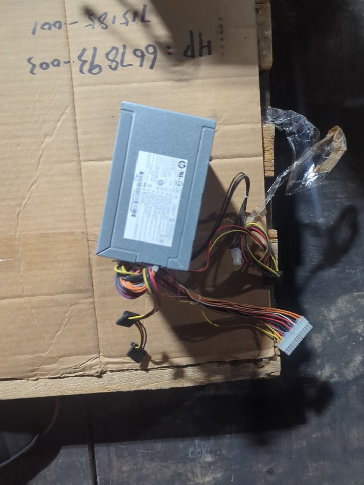 HP 300W Power Supply PSU 715185-001 667893-003 with Power Cables 24pin ...