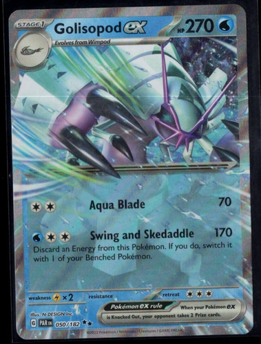 Golisopod ex 050/182 Ultra Rare Paradox Rift Pokemon TCG Near Mint | eBay