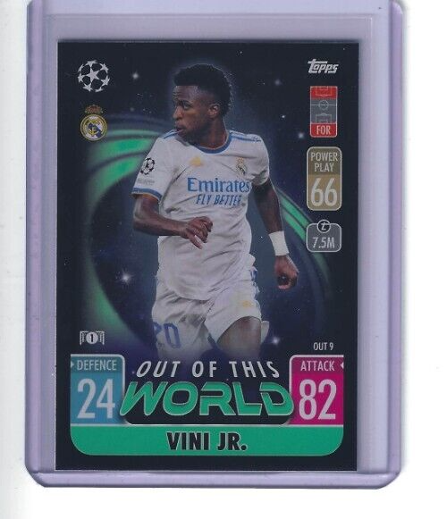 Topps 2021-22 Match Attax Extra, Out of This World, Vini Jr. Card | eBay