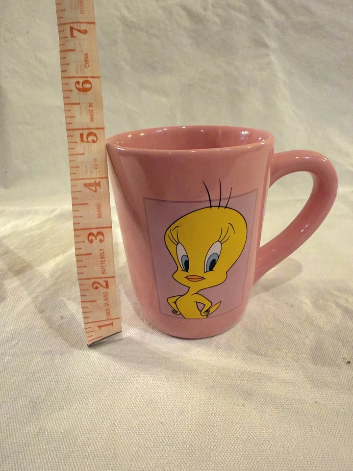 Tweety Bird Coffee Cup Mug Looney Tunes Warner Bros Store Vintage Never ...