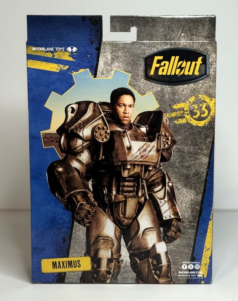 McFarlane Toys 2025 Fallout Season 2 Maximus 7" Deluxe Action Figure ...