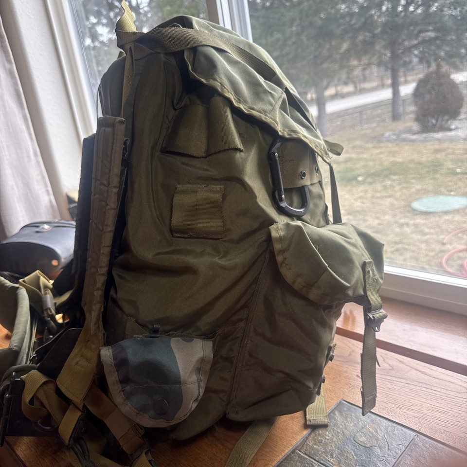 US Military LC-1 Large Combat Field Alice Pack Complete With Frame And ...
