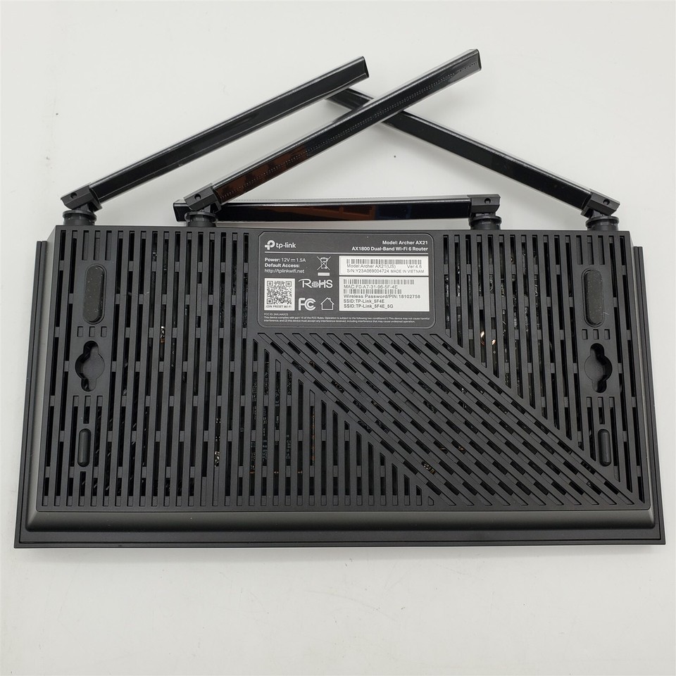 TP-Link AX1800 WiFi 6 Router V4 (Archer AX21) Dual Band Wireless ...