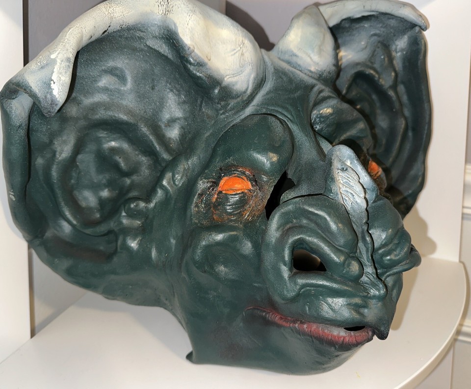 Vintage 1991 Distortions Unlimited Halloween Mask Scary Creature ...