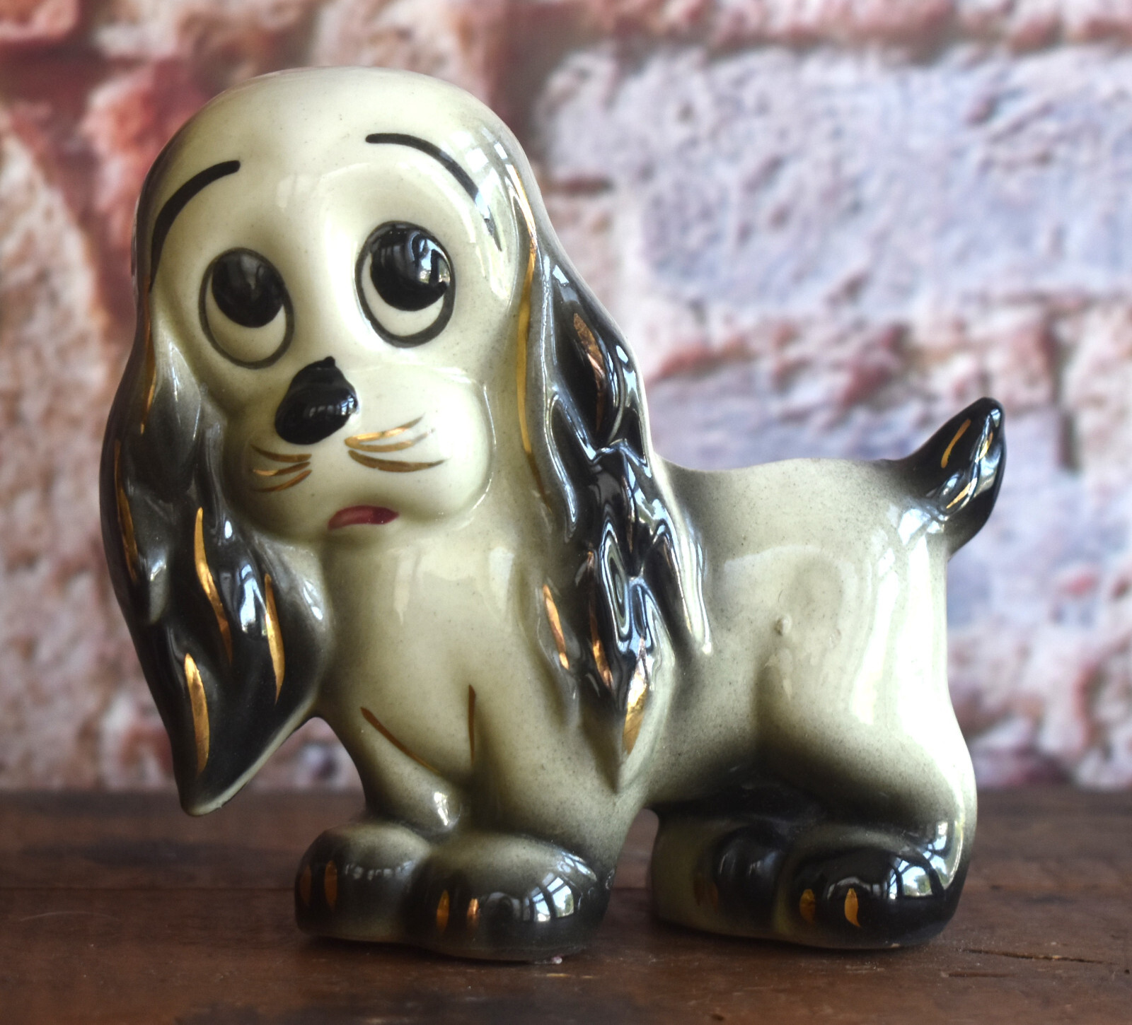 Vintage MCM Mid Century Modern Ceramic Cocker Spaniel Puppy Dog Planter ...