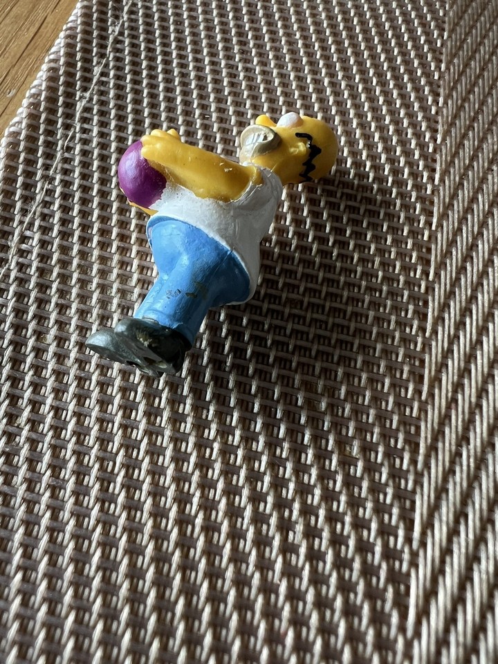 The Simpsons x 6 vintage mini plastic toy figures 1-2” by TM & 2000/ ...