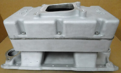 Edelbrock Rare TR1 Early SB Chevy Bread Box Tunnel Ram, Sgl 4150 Flange ...