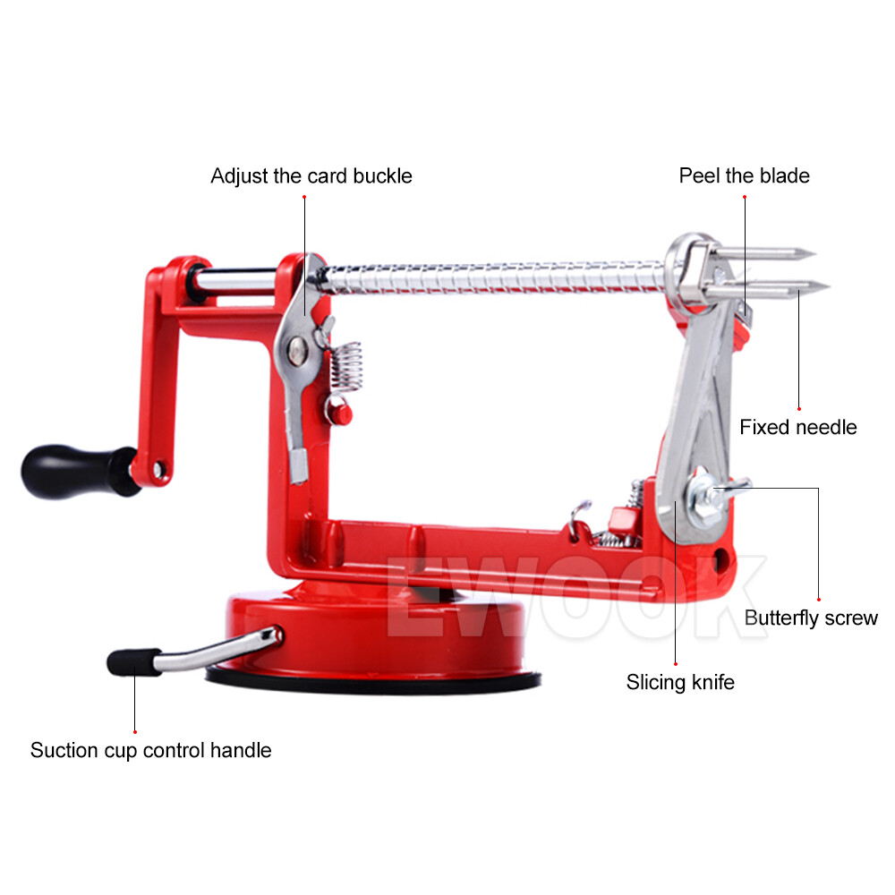 Kitchen Tool Apple Peeler Slinky Machine Fruit Cutter Slicer Corer 3 in ...