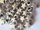 40 SMALL TIBETAN SILVER STAR SPACER BEADS 6MM -JEWELLERY MAKING ...