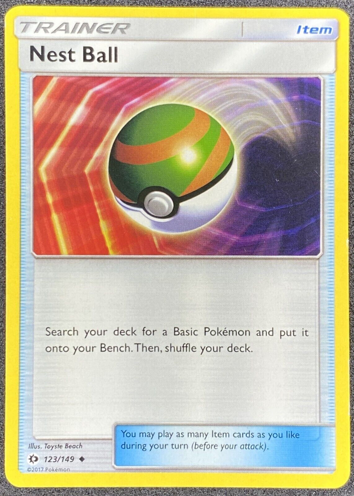Pokémon Nest Ball 123/149 SUM Sun & Moon NM | eBay