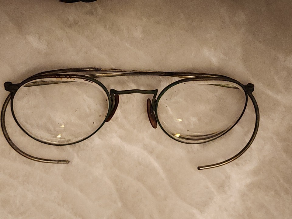 Vintage Wire Rim Glasses In Original Case | eBay