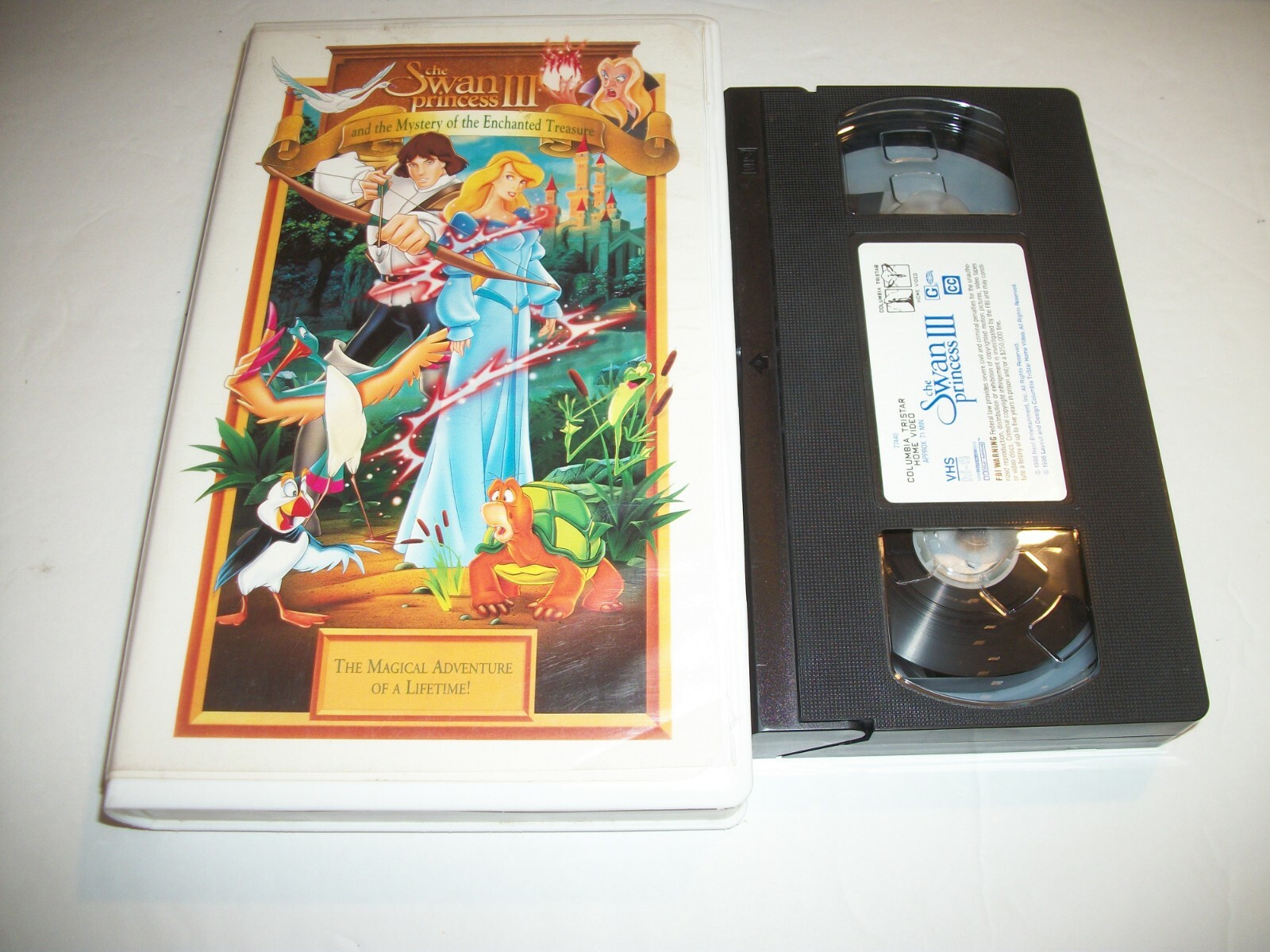 The Swan Princess - Mystery of the Enchanted Treasure (VHS, 1998, Clam ...