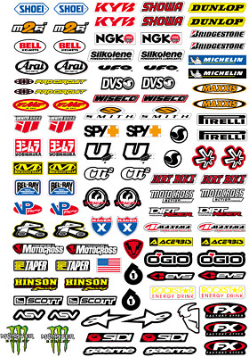 50 + Racing Decals Stickers Drag Race Nascar High Quality Vinyl FREE ...