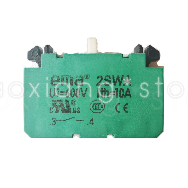 5X one normally open contact for push button switch EMA 2SWA | eBay