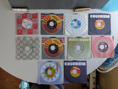 10 Record Lot 45 RPM Paul & Paula, Sylvia, Parton, Rogers, Murray ...