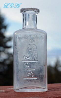 Old OWL DRUG Co ERROR embossed bottle Gwl not Owl 2 oz - 4 inch example ...