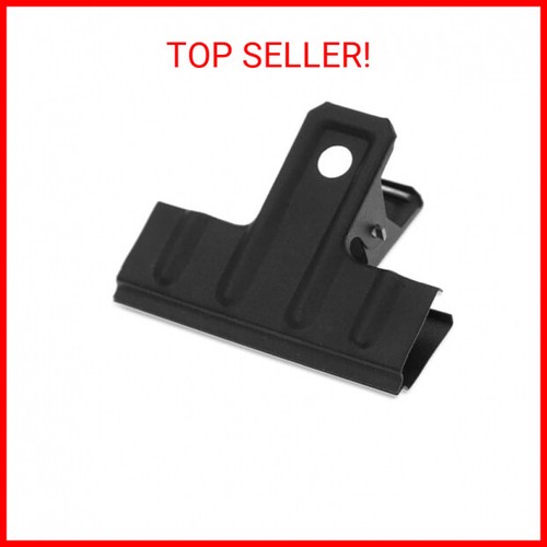 Black Large Bull Clips Thickened (10ct) 3" Long Metal Binder Paper Clip ...