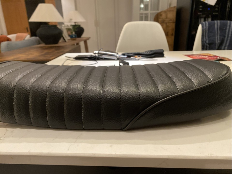 Motorcycle Cafe Racer Seat Flat Brat Flat Saddle for Yamaha Honda ...