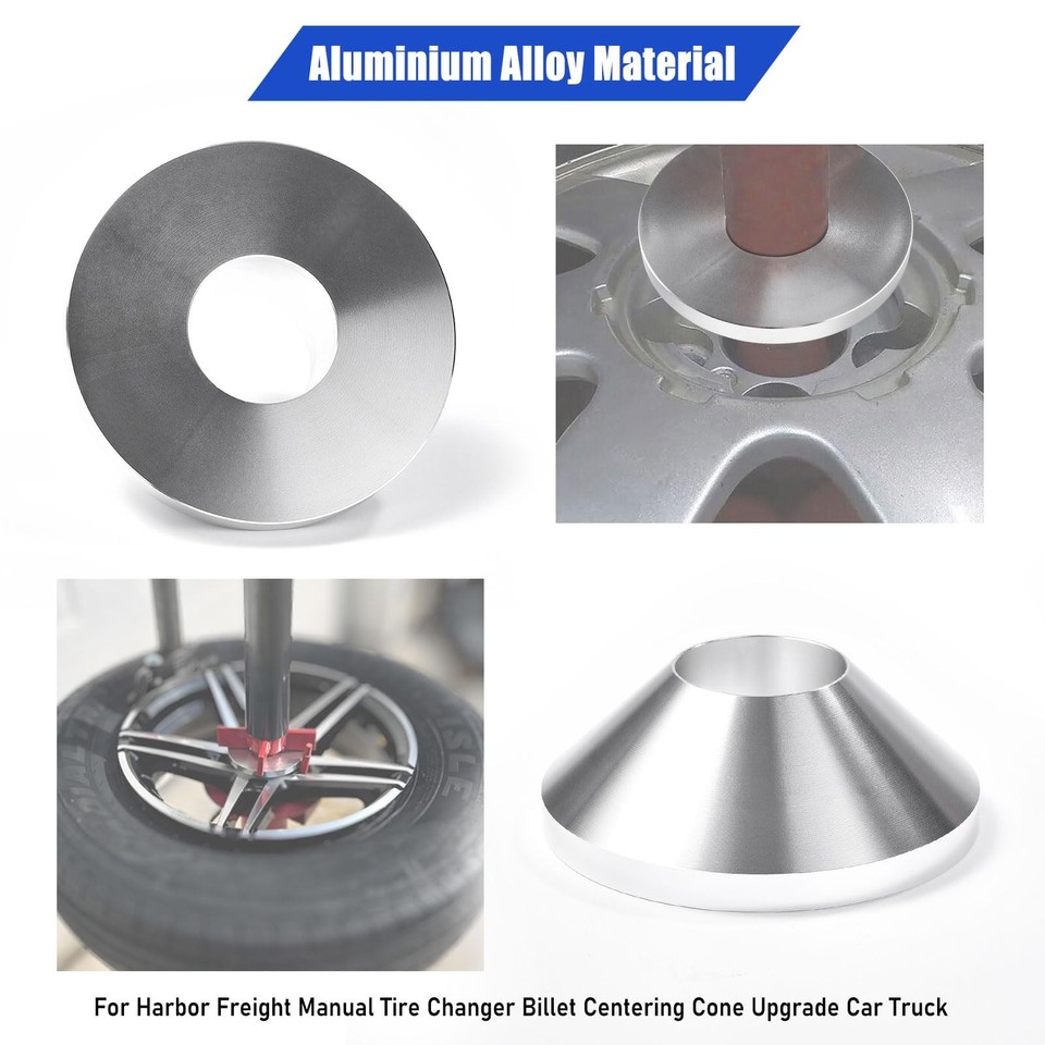 Manual Tire Changer Centering Cone Billet Aluminum Upgrade Large Wheel ...