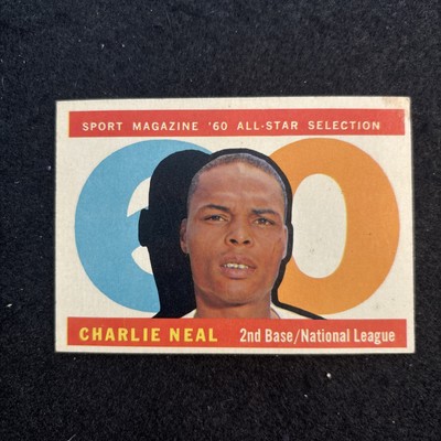 1960. TOPPS # 556 CHARLIE NEAL VGEX C 5742 stain | eBay