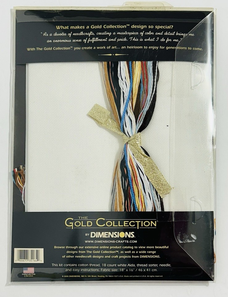 Dimensions The Gold Collection Leonardo Counted Cross Stitch Kit 14”x12 ...