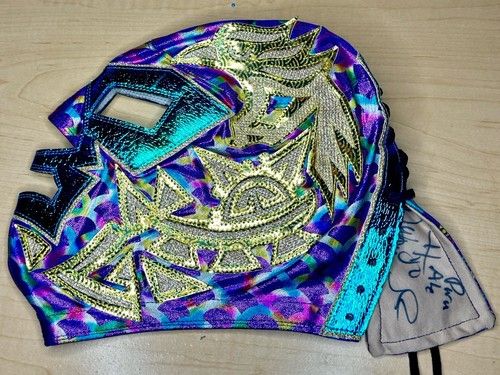 HIJO DE WAGNER JR SIGNED LUCHADOR MASK MASCARA LUCHA LIBRE NJPW CMLL ...