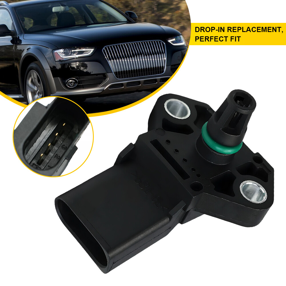 For Audi Vw Seat Skoda 3 Bar Map Sensor Thrust Pressure Sensor ...