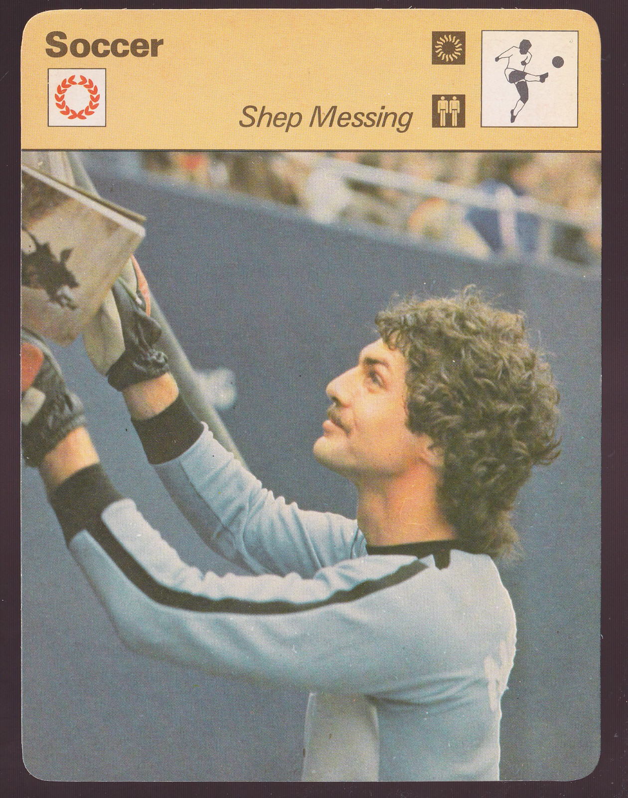 SHEP MESSING American Soccer Player Photo 1978 SPORTSCASTER CARD #41-02 ...
