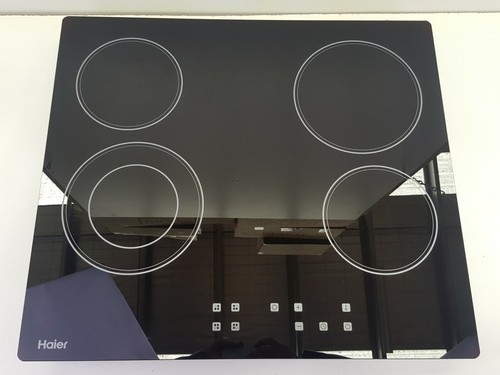 60CM ELECTRIC COOKTOP 600MM HAIER HCE604TB2 CERAMIC 4 BURNER ZONE TOUCH ...