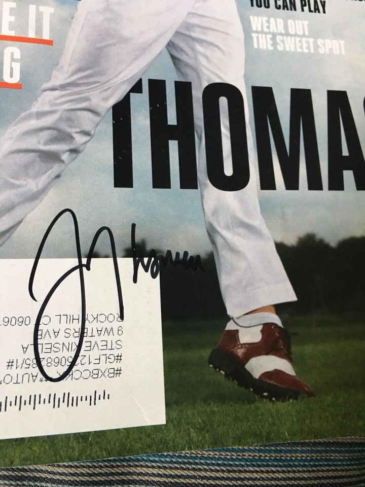 Justin Thomas Autographed Golf Digest. 2022 PGA Championship winner ...