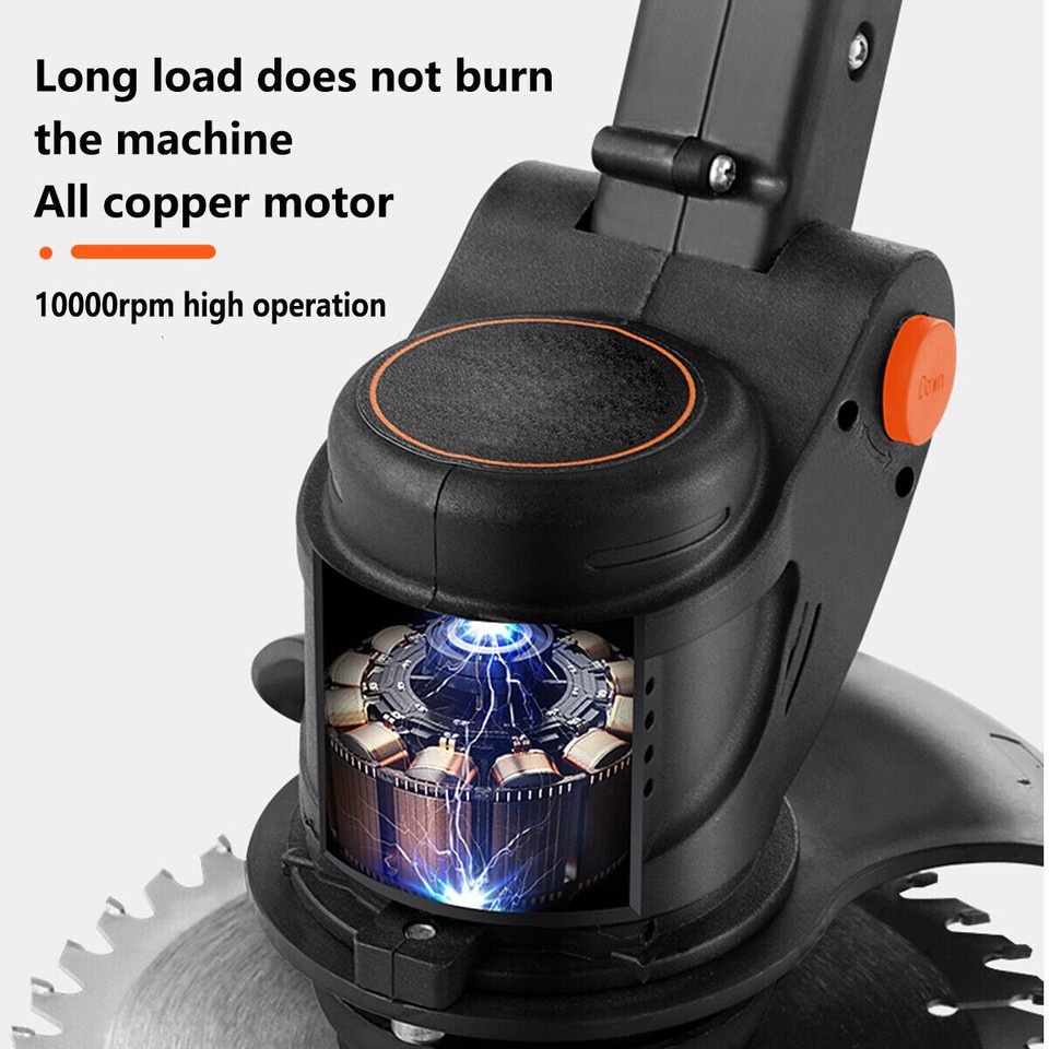 ELECTRIC WEED WACKER,WITH METAL BLADE LAWN EDGER FOR GARDEN LAWN MOWER ...