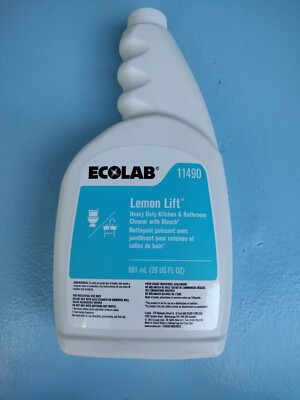 Ecolab Lemon Lift Heavy Duty Kitchen Bathroom Cleaner 20 Oz ~11490 | eBay