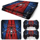 PS4 Slim Playstation 4 Console Skin Decal Sticker SpiderMan Hero Custom ...