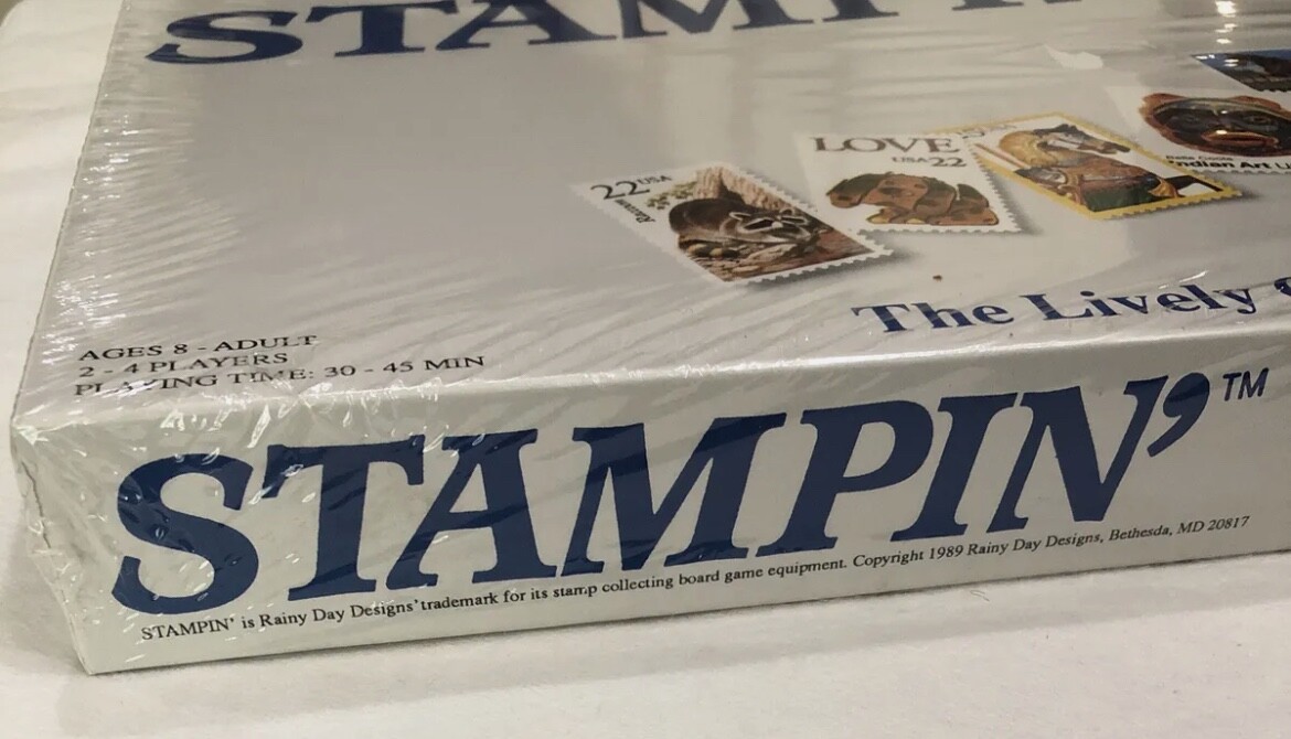 1989 Stampin' The Official USPS Stamp Collecting Game by Rainy Day ...