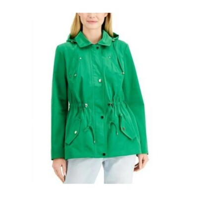 Charter Club Womens XS Killala Green Hooded Anorak Jacket NWT CL88 | eBay