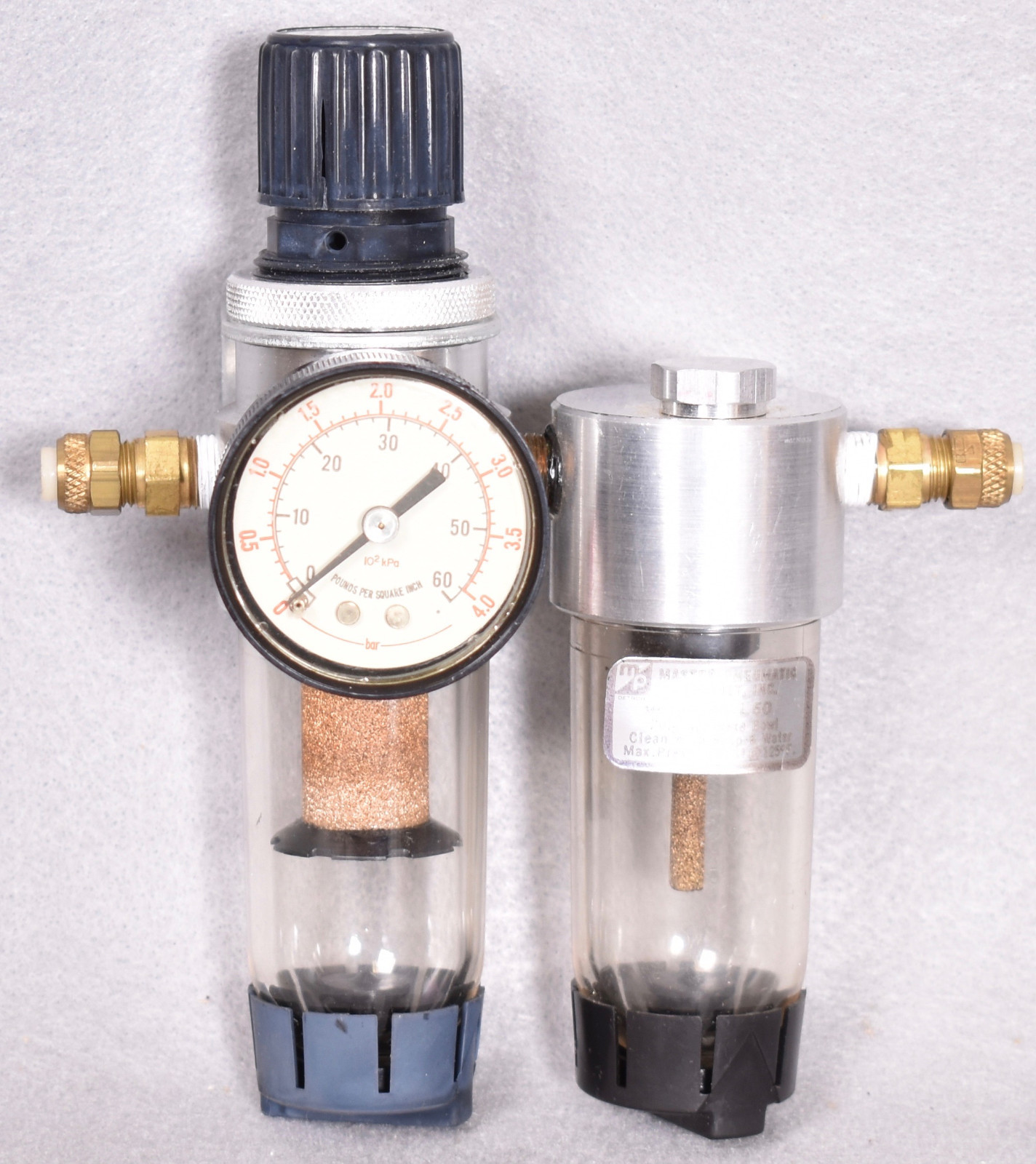 Master Pneumatic L50 Lubricator With Model CFR50 CFR50L Filter | eBay