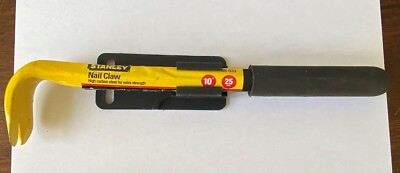 Stanley 55-033 Yellow Black High Carbon Steel Nail Claw 10 Inch | eBay