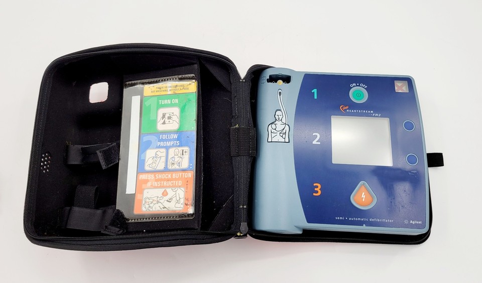 Agilent Technologies M3860A Heartstream FR2 AED "NEEDS NEW PADS" | eBay