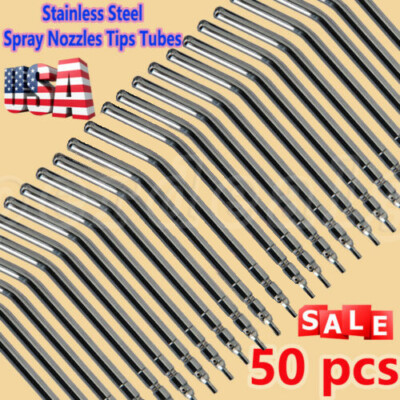 50X Dental Metal Spray Nozzles Tips For 3-Way Air Water Triple Spray ...