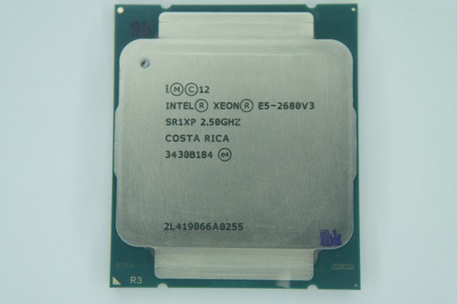 Matched Pair of Intel Xeon E5-2680V3 12-Core 2.5GHz SR1XP Processor w ...