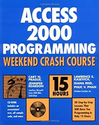 Access 2000 Programming Weekend Crash Course Paperback 9780764546884| eBay