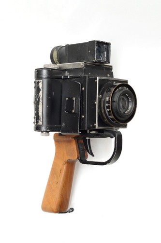 Unusual AGI S/A MKII 1940s WWII Small Aircraft 6x6 Camera w/ Pistol ...