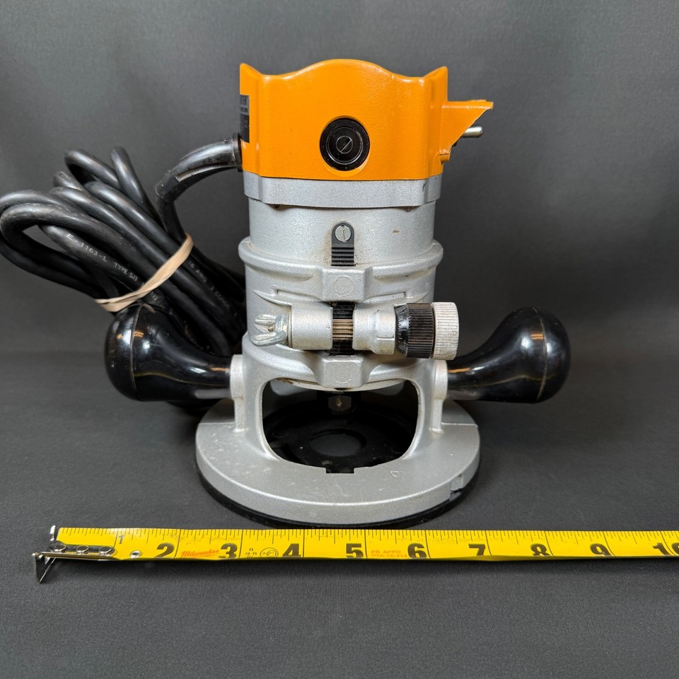 Black & Decker 7616 Deluxe Router 1/4" Collet 5 amp grey/orange | eBay