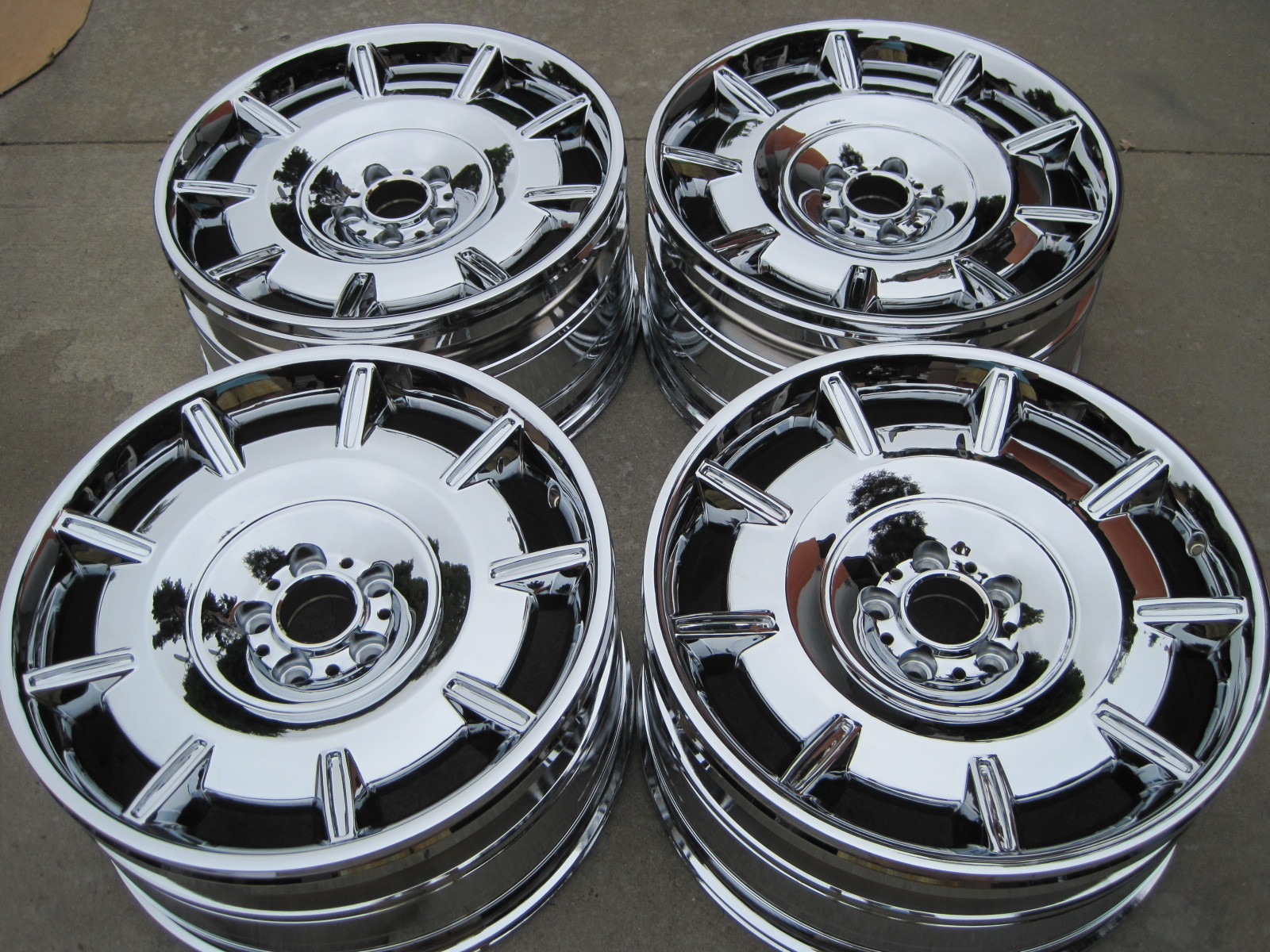 ROLLS ROYCE OEM FACTORY PAX WHEELS. NEW CHROMED. WHEELS ONLY. NO TIRES ...