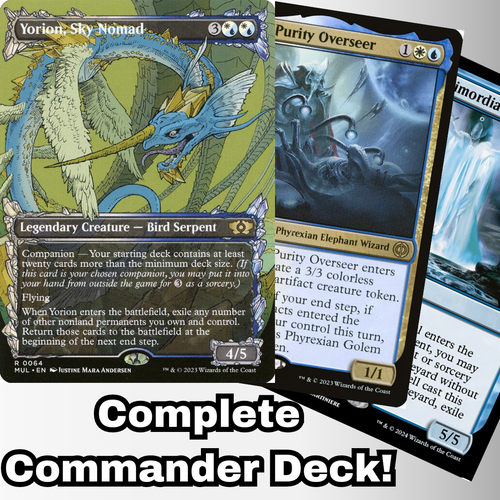 MTG Commander EDH Deck Yorion, Sky Nomad 100 Cards Custom Deck Azorius ...